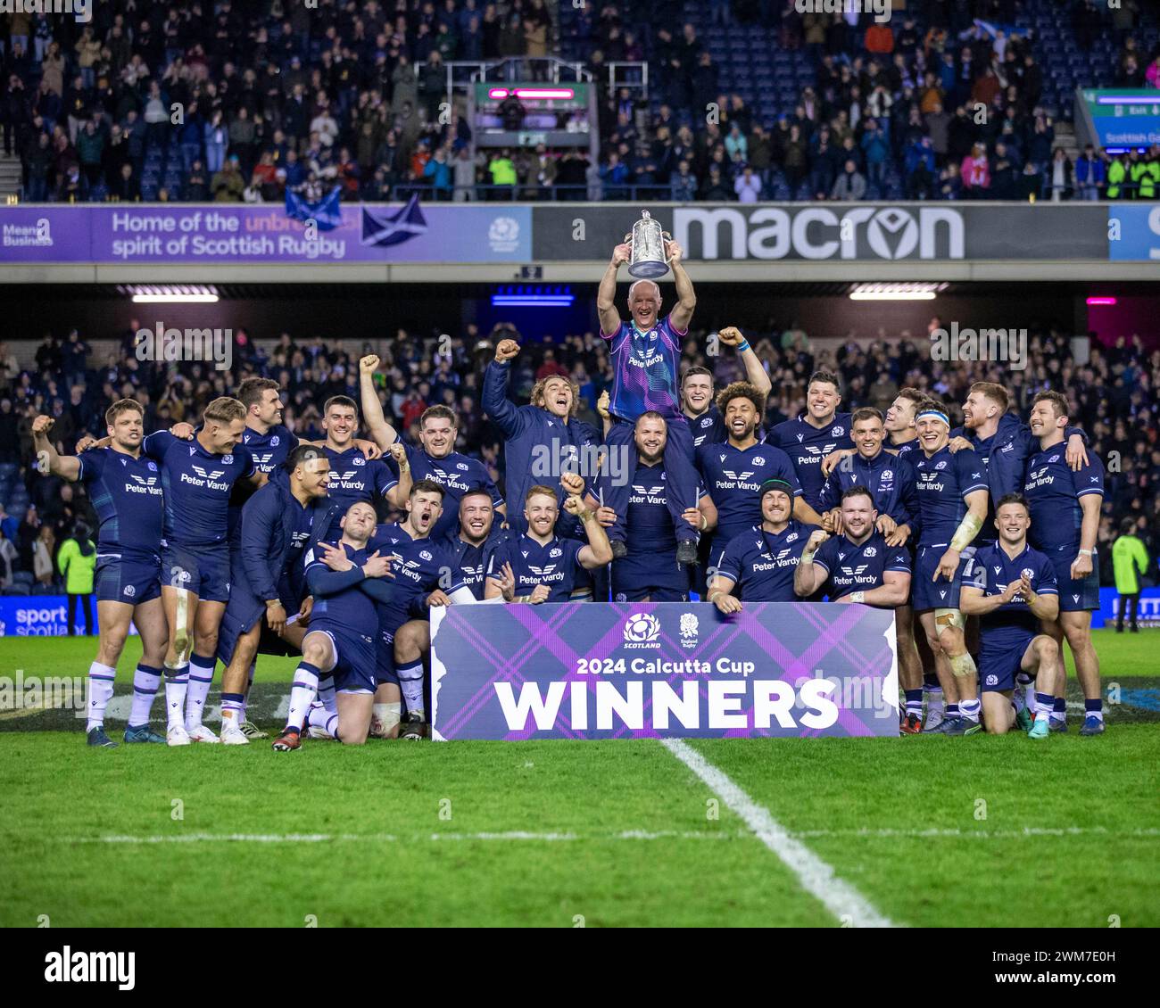 24th February 2024; Murrayfield Stadium, Edinburgh, Scotland: Six ...