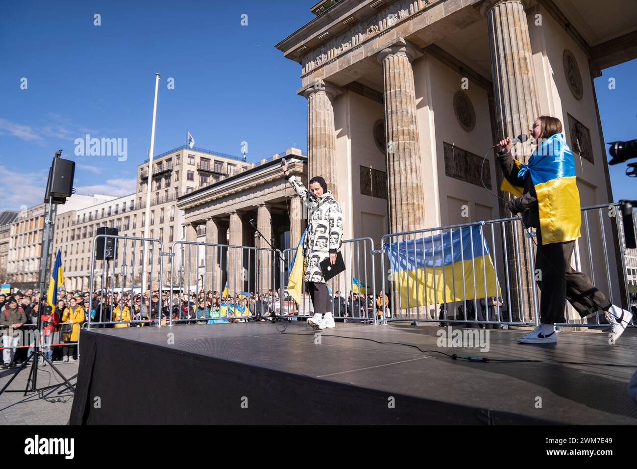 Demo in Berlin to the second Anniversary of Russias War against Ukraine ...