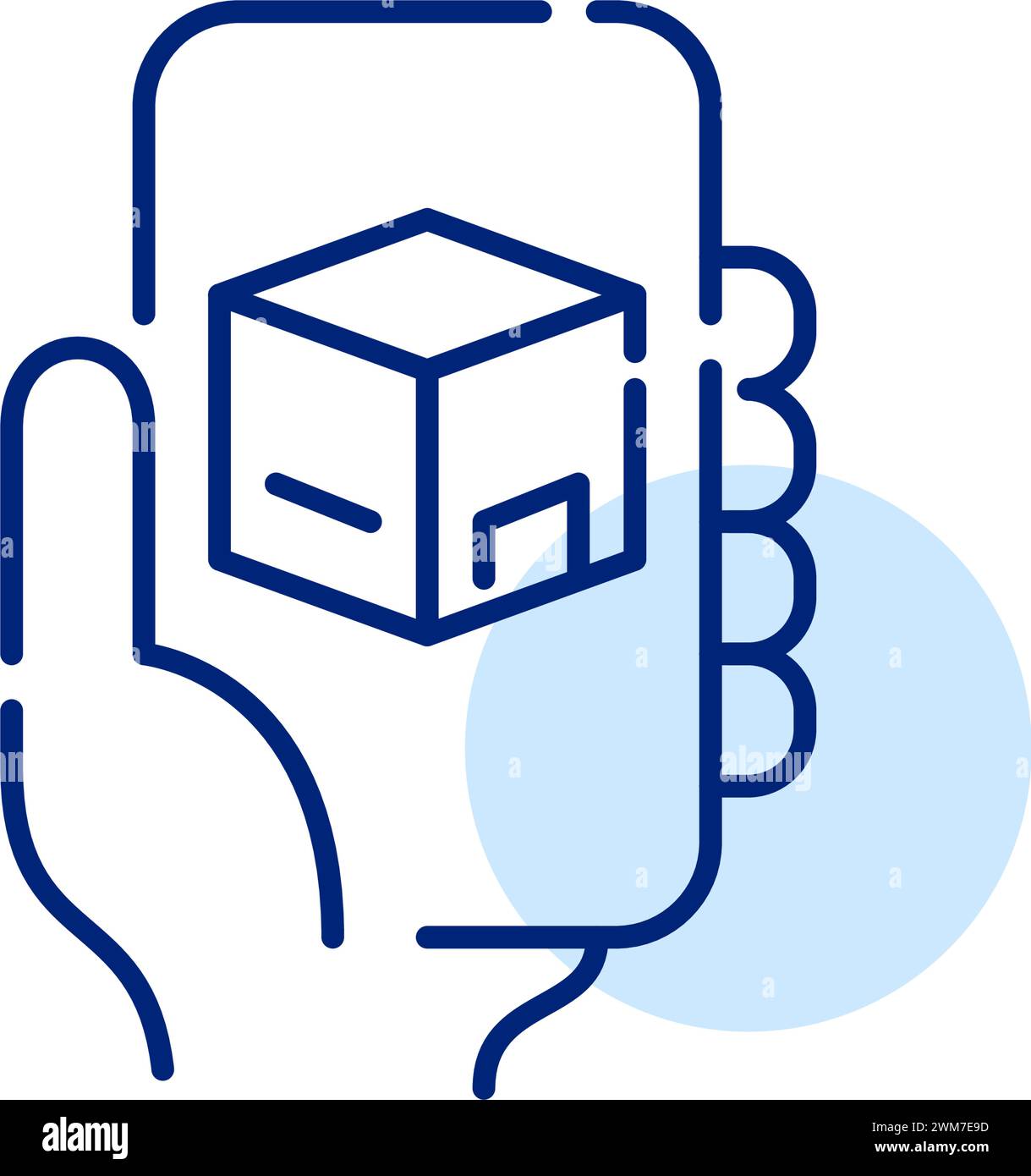 Delivery location tracking using Stock Vector Images - Alamy