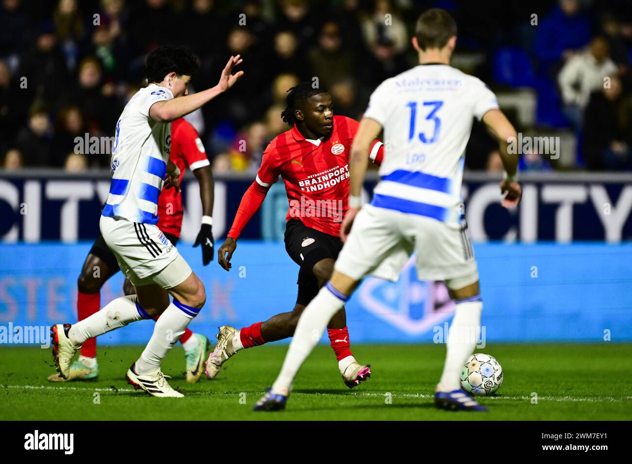 ZWOLLE - (l-r) Anselmo Garcia Mac Nulty of PEC Zwolle, Johan Bakayoko ...
