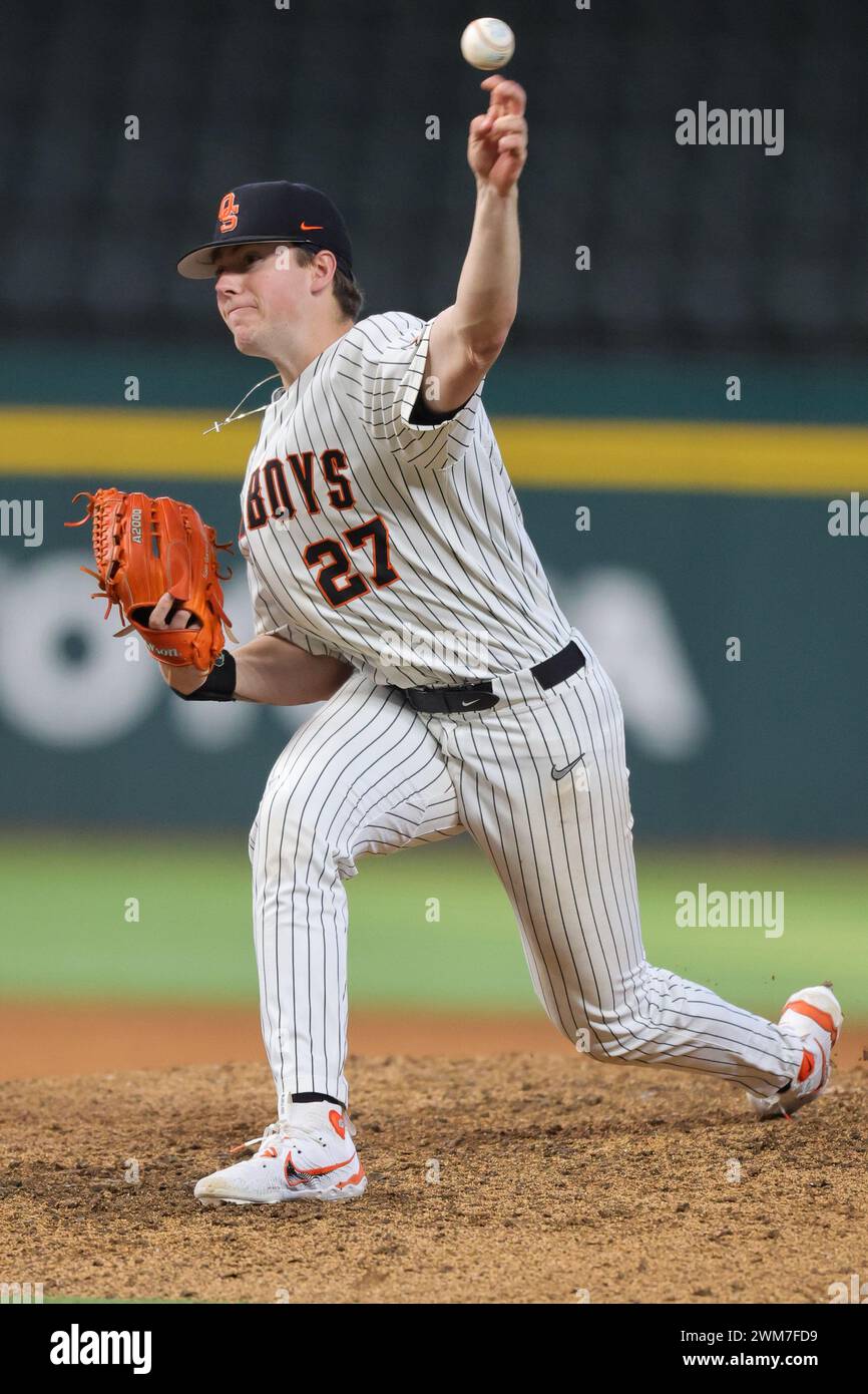 Arlington, USA. 18th Feb, 2024. February 23, 2024: Sam Garcia OSU ...