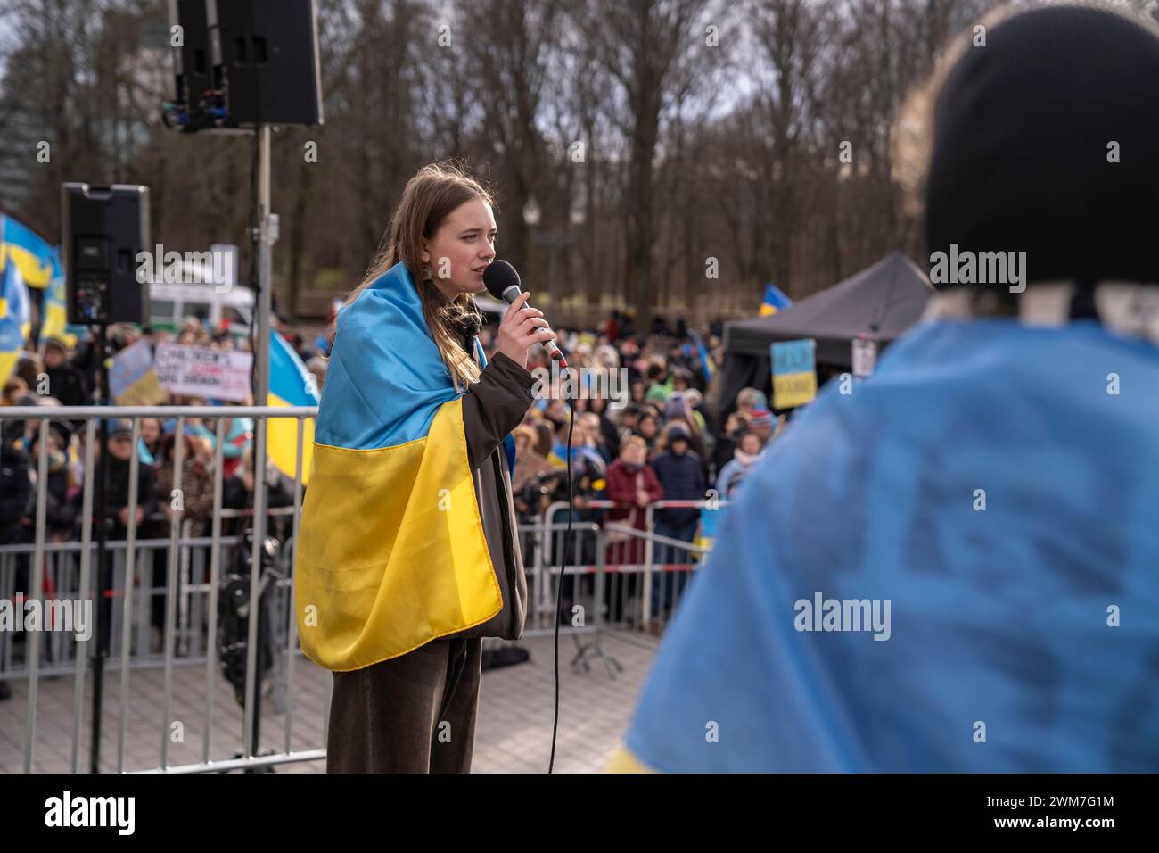 Demo in Berlin to the second Anniversary of Russias War against Ukraine ...