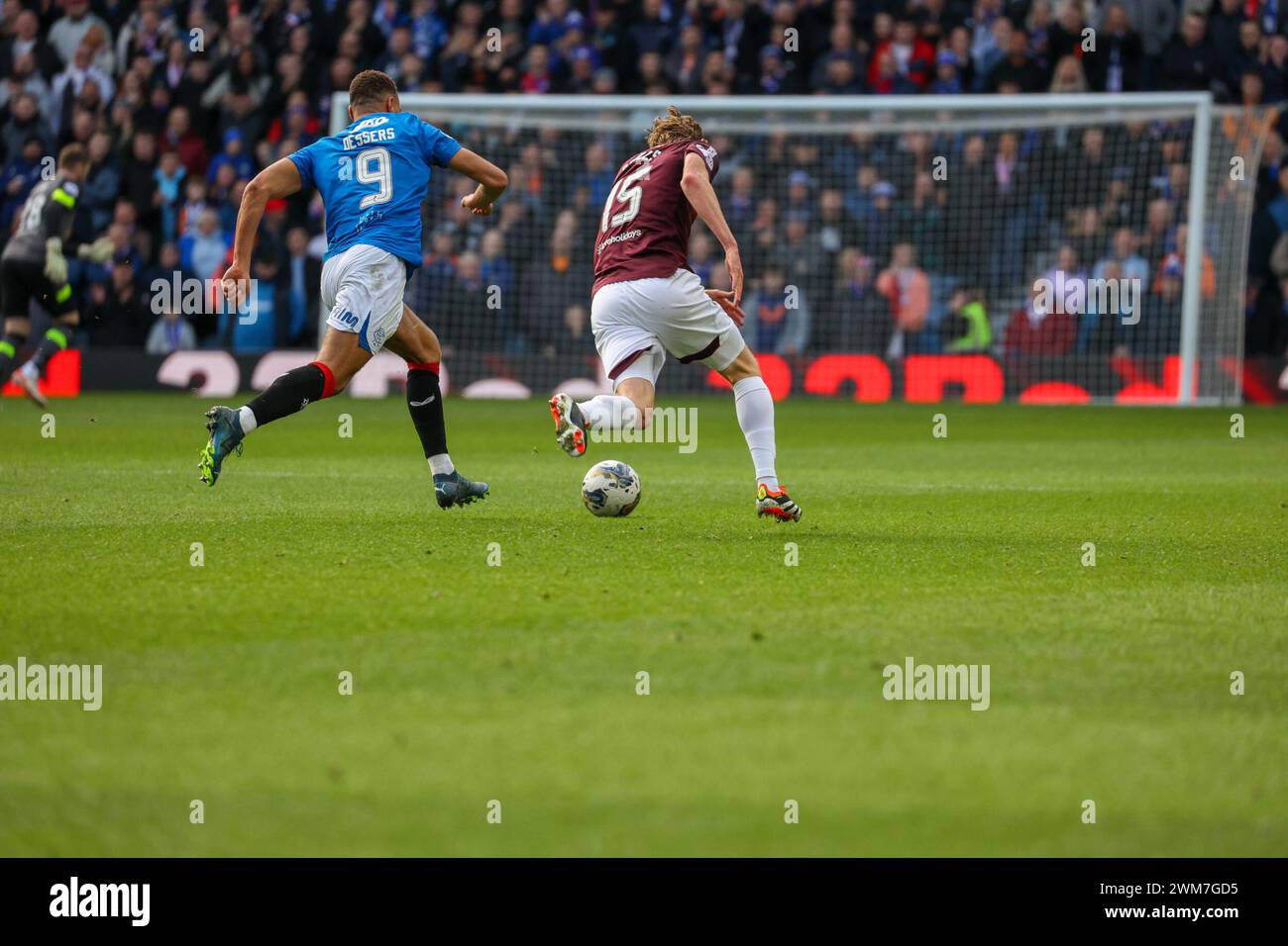 Ibrox Park. Glasgow. Scotland, UK. 24th Feb, 2024. Cinch Scottish ...