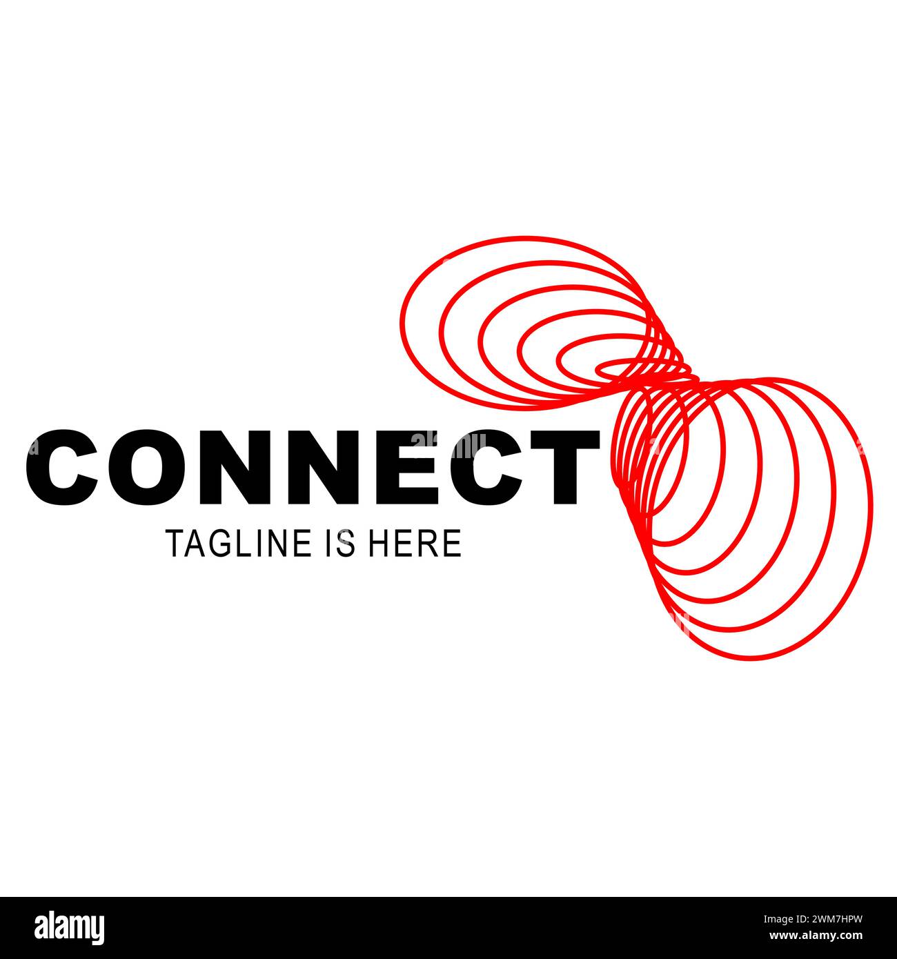 Cane swirl Connect as Network Logo Vector illustration. People connect ...