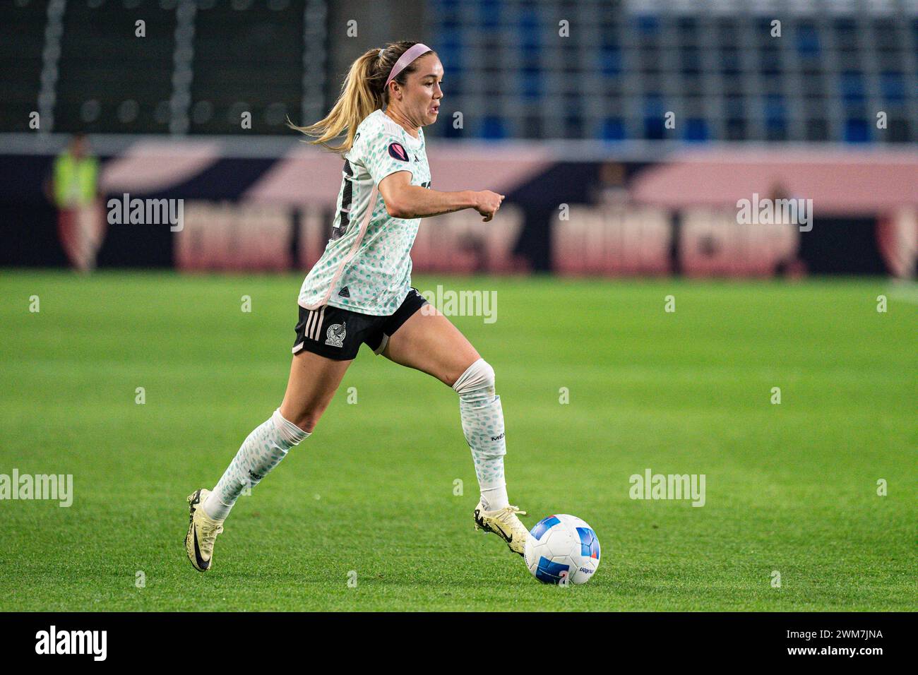 Mexico forward Mayra Pelayo (20) during the Concacaf W Gold Cup Group A ...