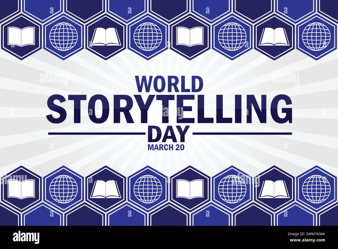 World Storytelling Day wallpaper with typography. World Storytelling ...