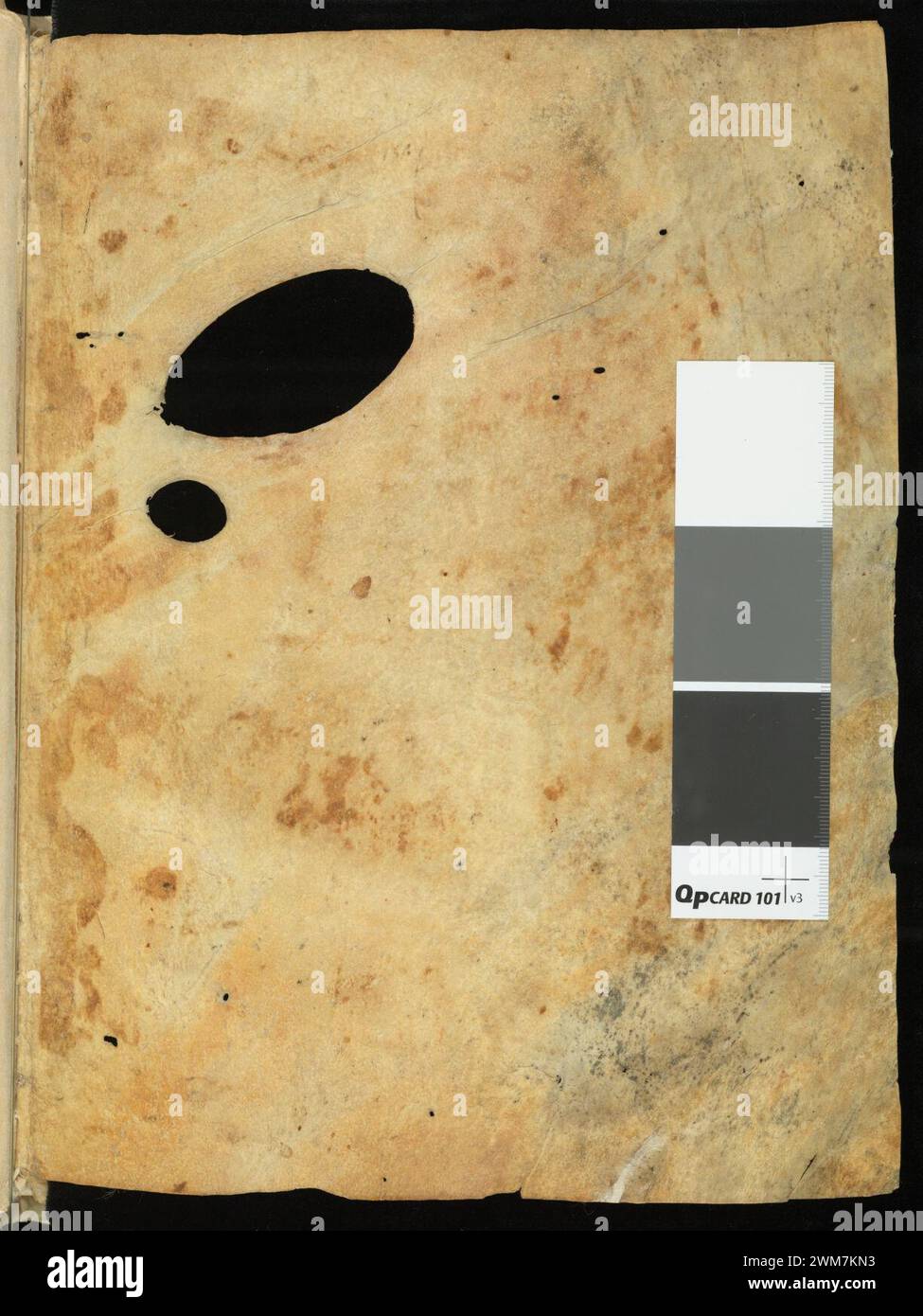 Cod. 219, QP card on page – Eusebius-Hieronymus Chronicon Stock Photo ...