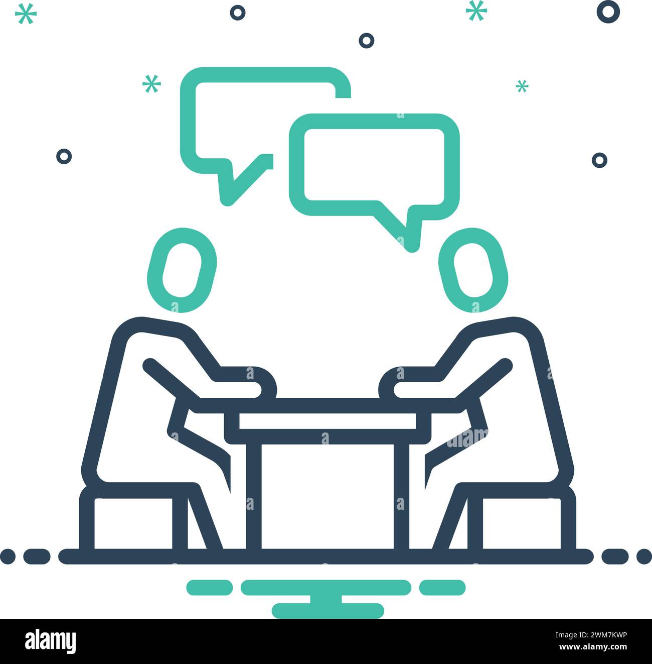 Verbal communication Stock Vector Images - Alamy