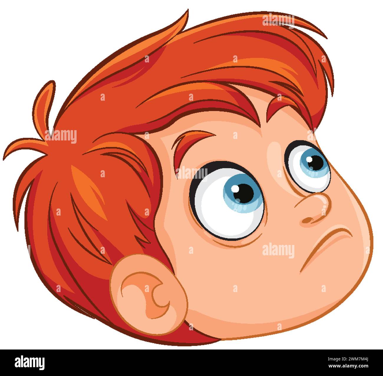 Child boy looking up Stock Vector Images - Alamy