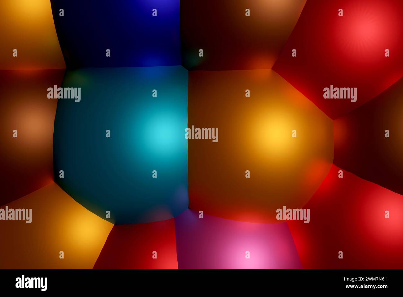 Beautiful 3D Multicolor Bubbles Background Stock Photo - Alamy