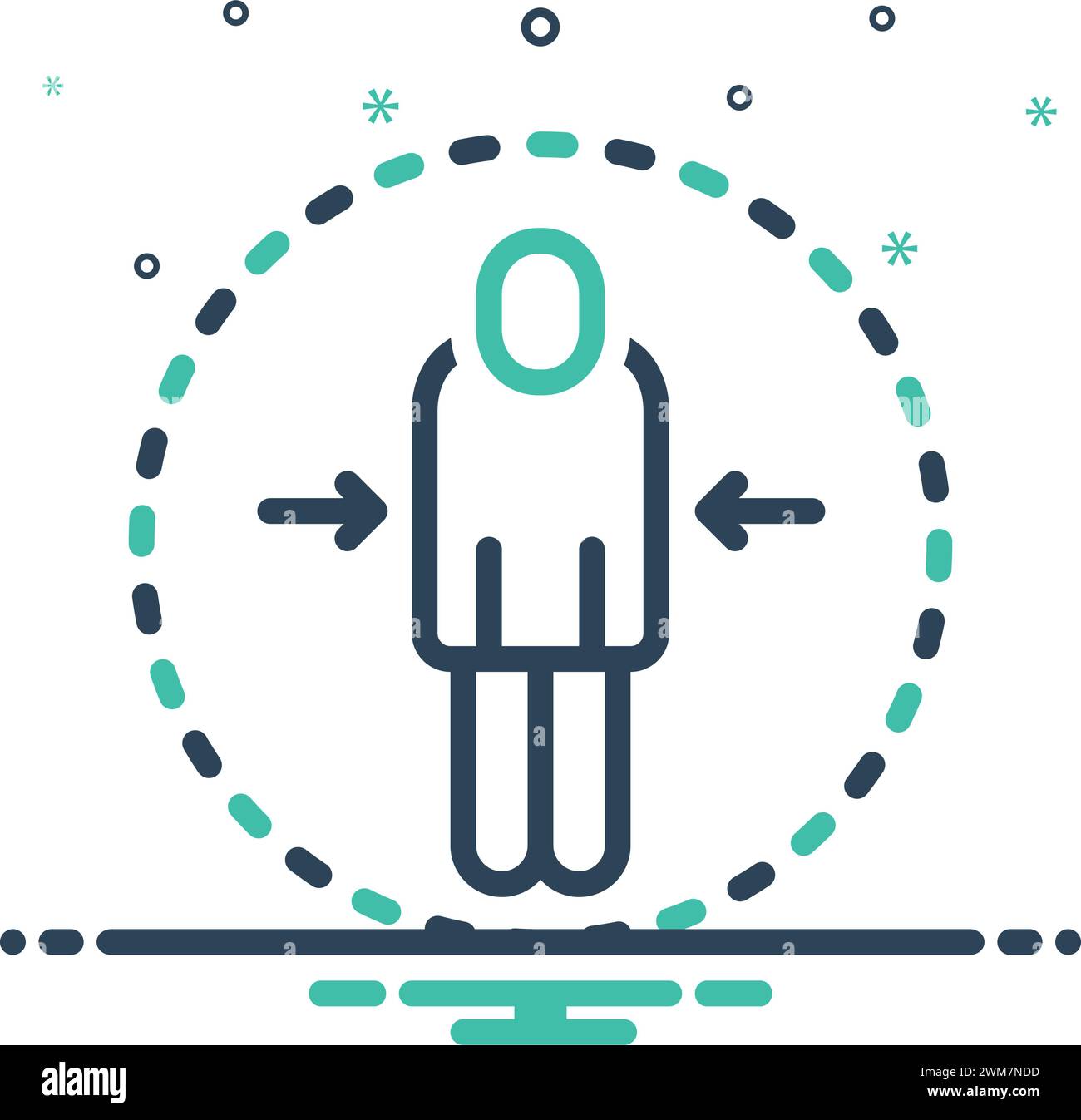 Icon for lean,weak Stock Vector Image & Art - Alamy