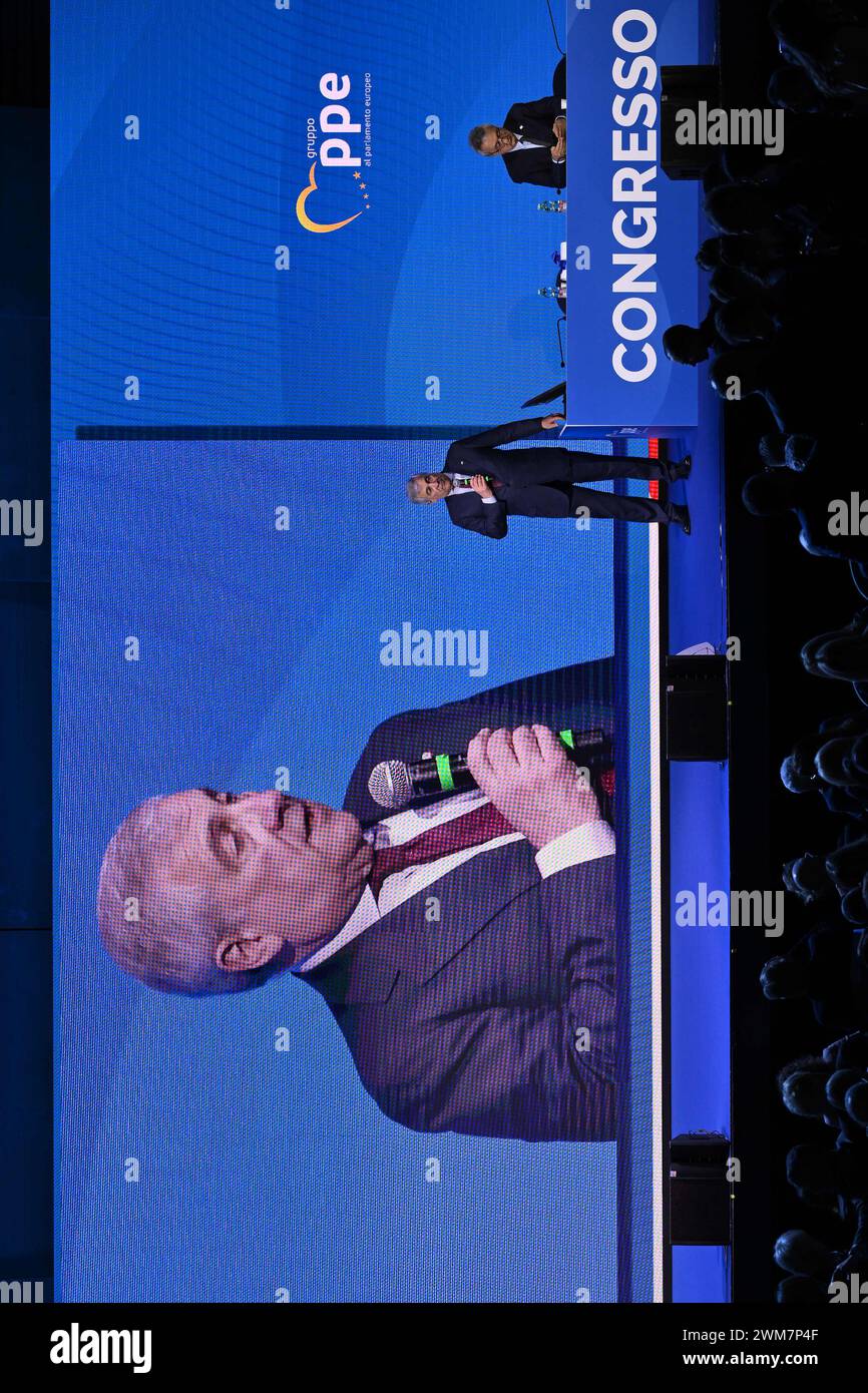 Rome, Italy. 24th Feb, 2024. Antonio Tajani during the National ...