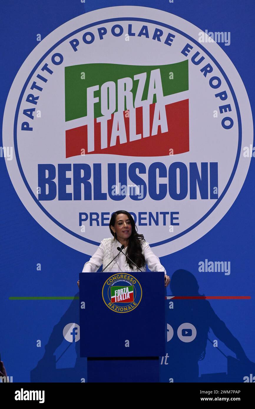 Rome, Italy. 24th Feb, 2024. Licia Ronzulli during the National ...