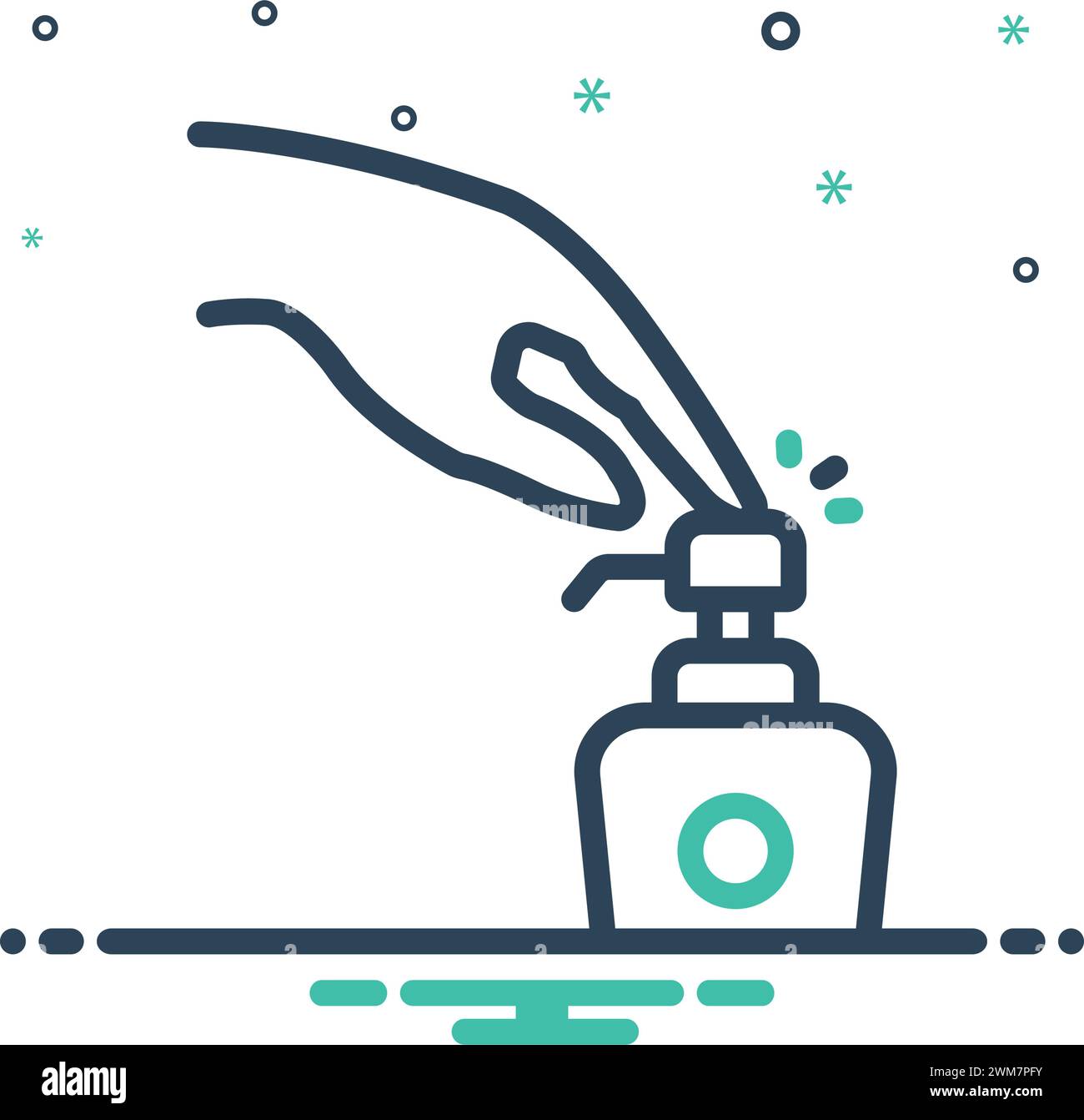 Pressing icon Stock Vector Images - Alamy