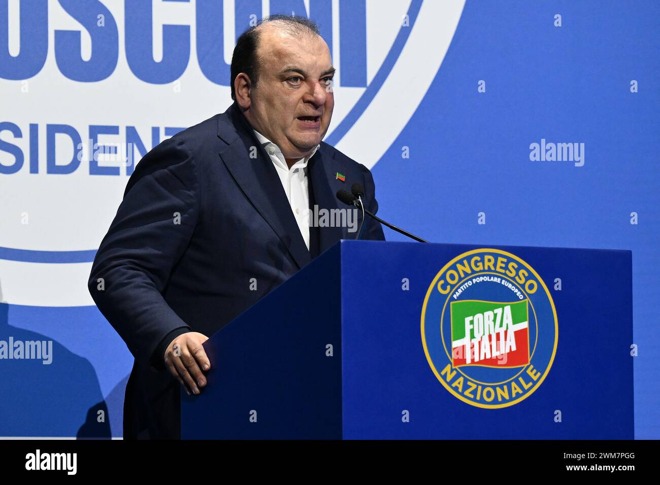 Rome, Italy. 24th Feb, 2024. Fulvio Martusciello during the National ...