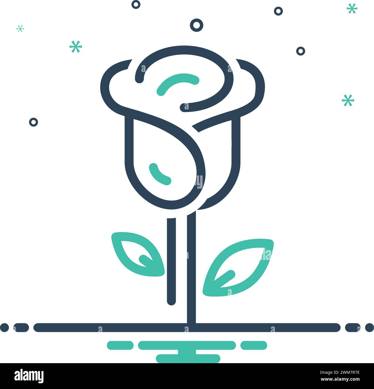 Rosebush Stock Vector Images - Alamy