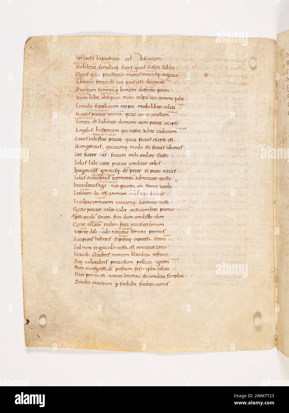 Cod. 264, p. 192 – Prudentius, Carmina Stock Photo - Alamy