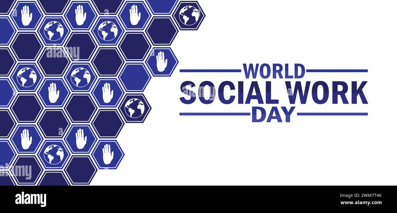World Social Work Day. Holiday concept. Template for background, banner ...