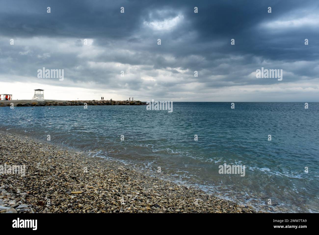 Panorama view cyclone beach hi-res stock photography and images - Alamy