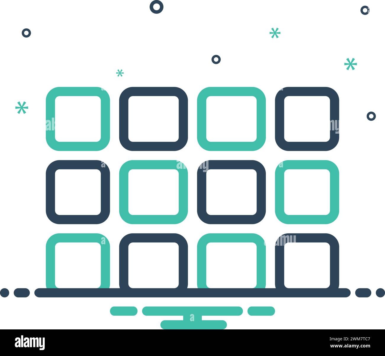 Icon for rows,line Stock Vector Image & Art - Alamy