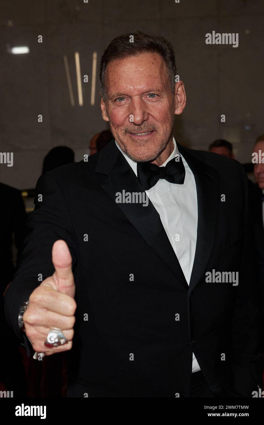 Berlin, Germany. 24th Feb, 2024. Ralf Moeller, actor, is at the "Ball ...