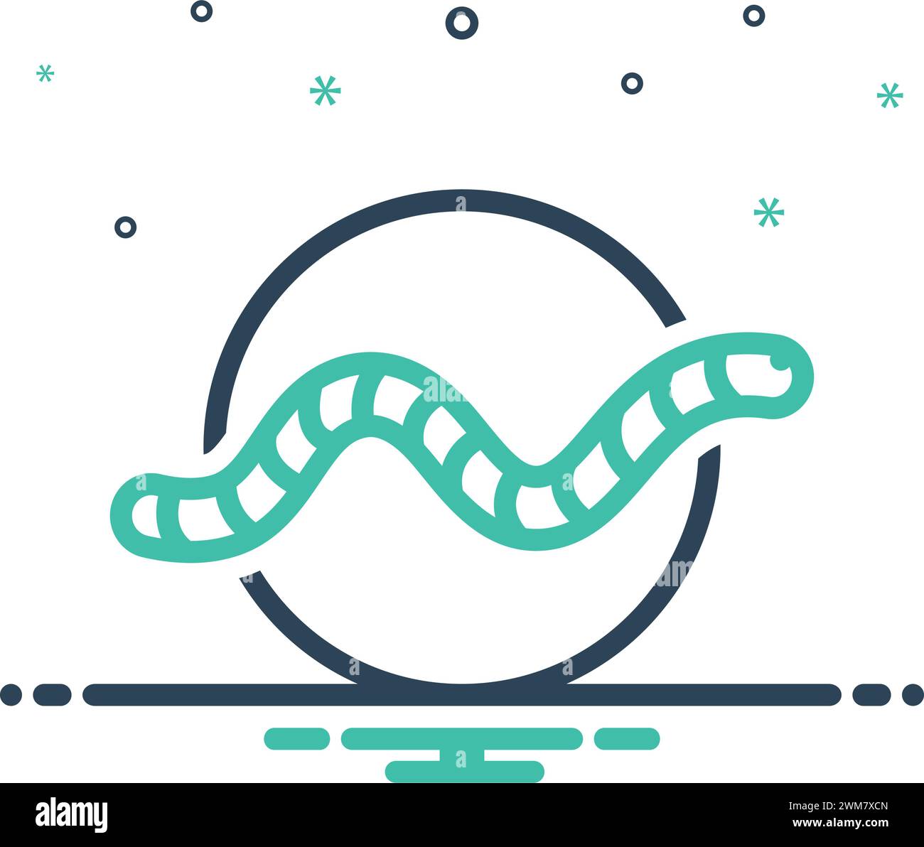 Icon for worm ,gummy Stock Vector Image & Art - Alamy