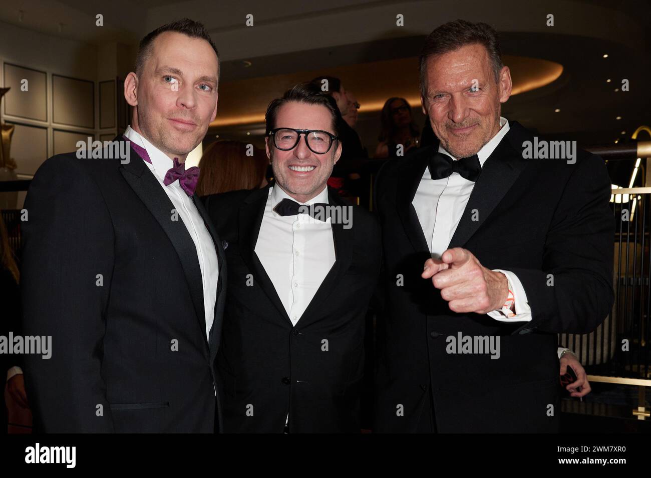Berlin, Germany. 24th Feb, 2024. René Fessen (l-r), Flash Security, and ...