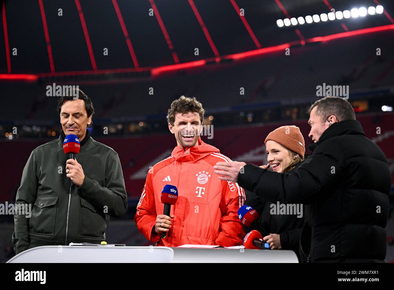 Munich, Germany. 24th Feb, 2024. Soccer: Bundesliga, Bayern Munich - RB ...