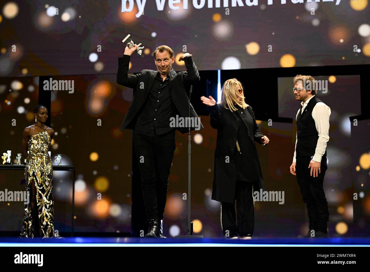 Berlin, Germany. 24th Feb, 2024. Martin Gschlacht (2nd from left ...