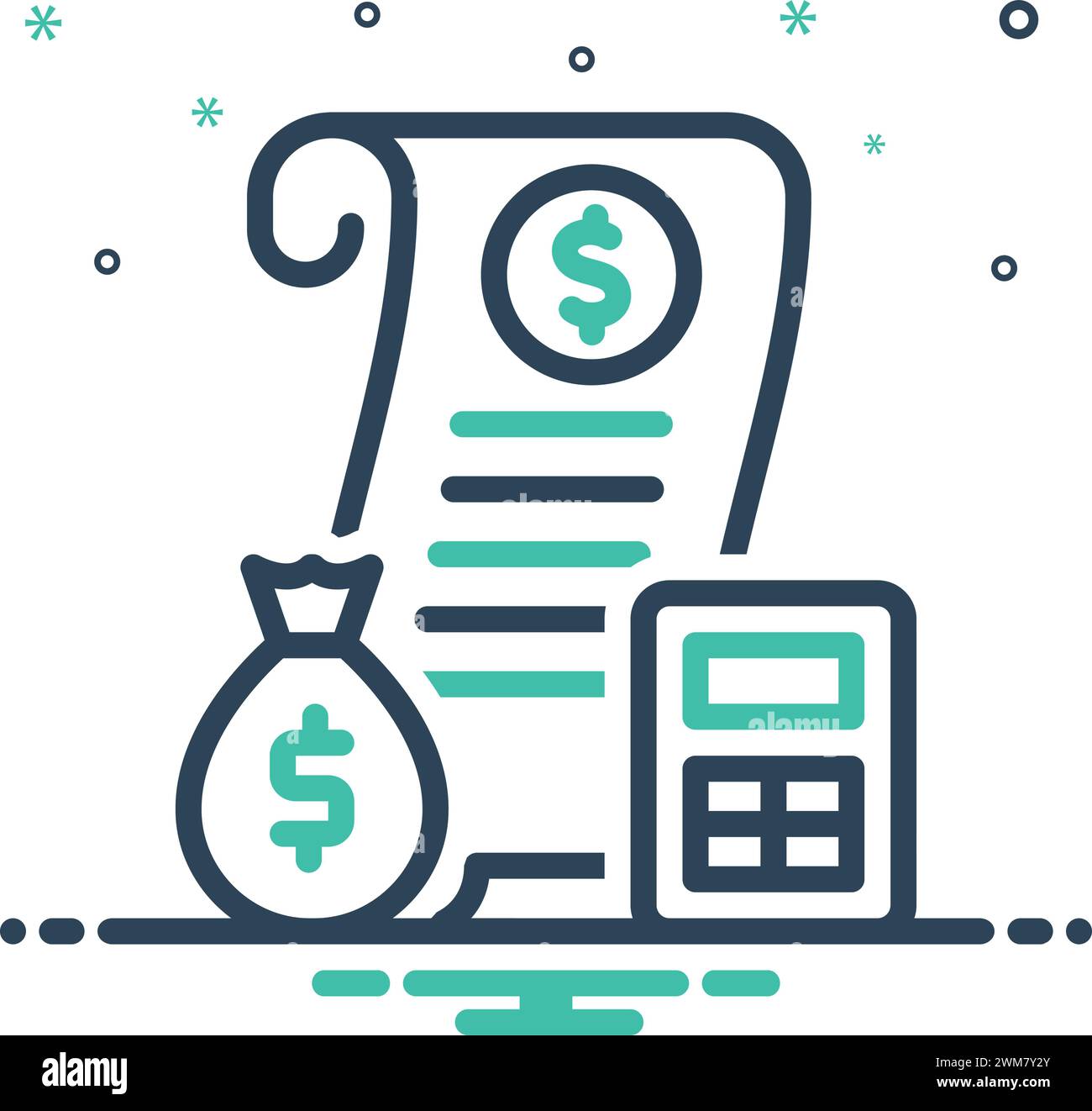 Icon for budgets,account Stock Vector Image & Art - Alamy