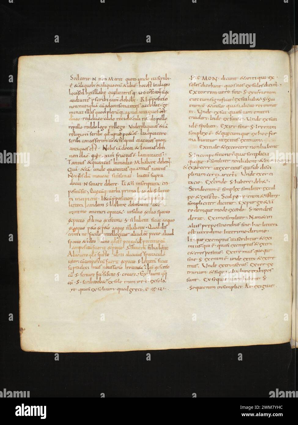 Cod. 330, f. 15v – Composite manuscript Orthography and etymology ...