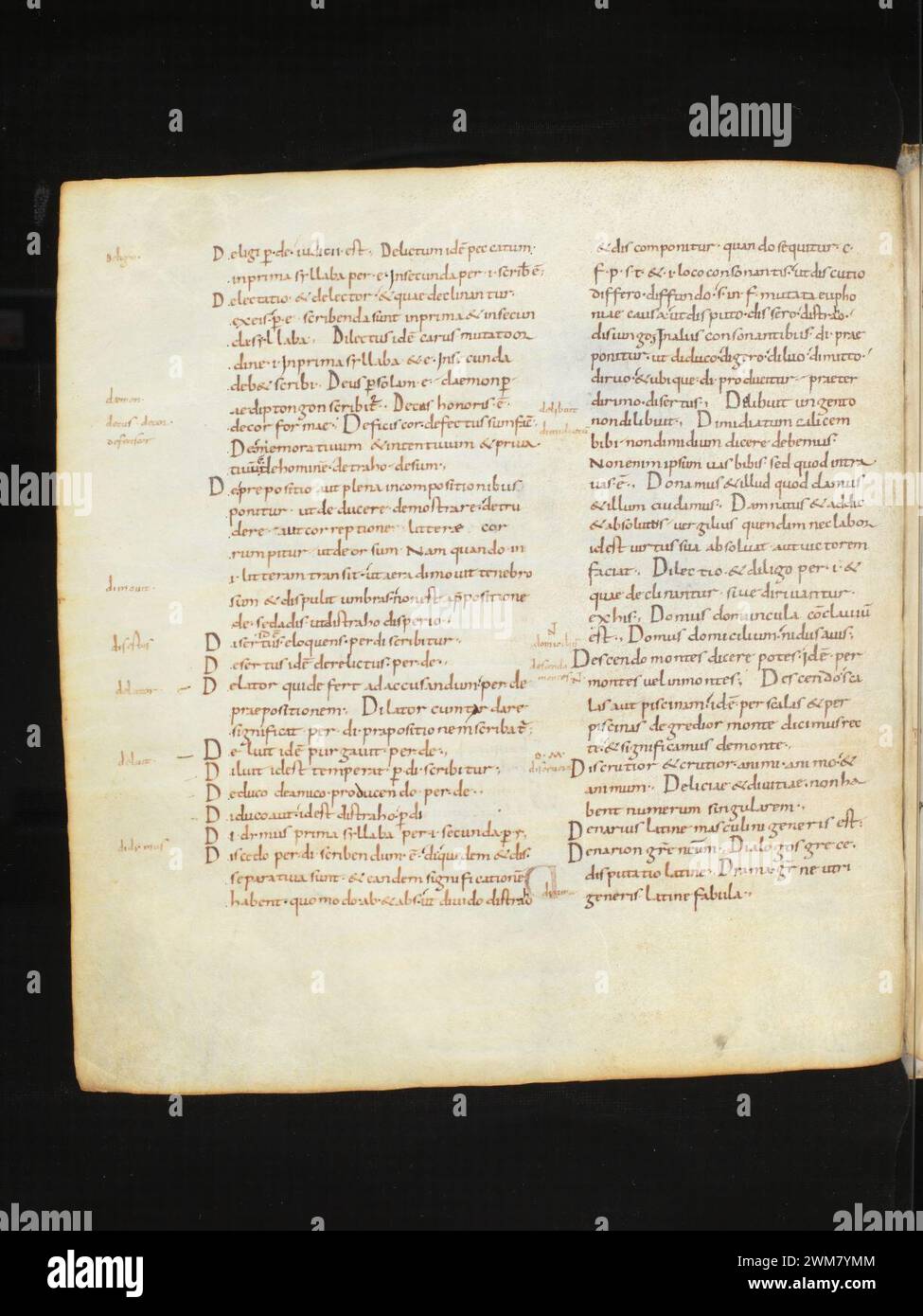 Cod. 330, f. 22v – Composite manuscript Orthography and etymology ...