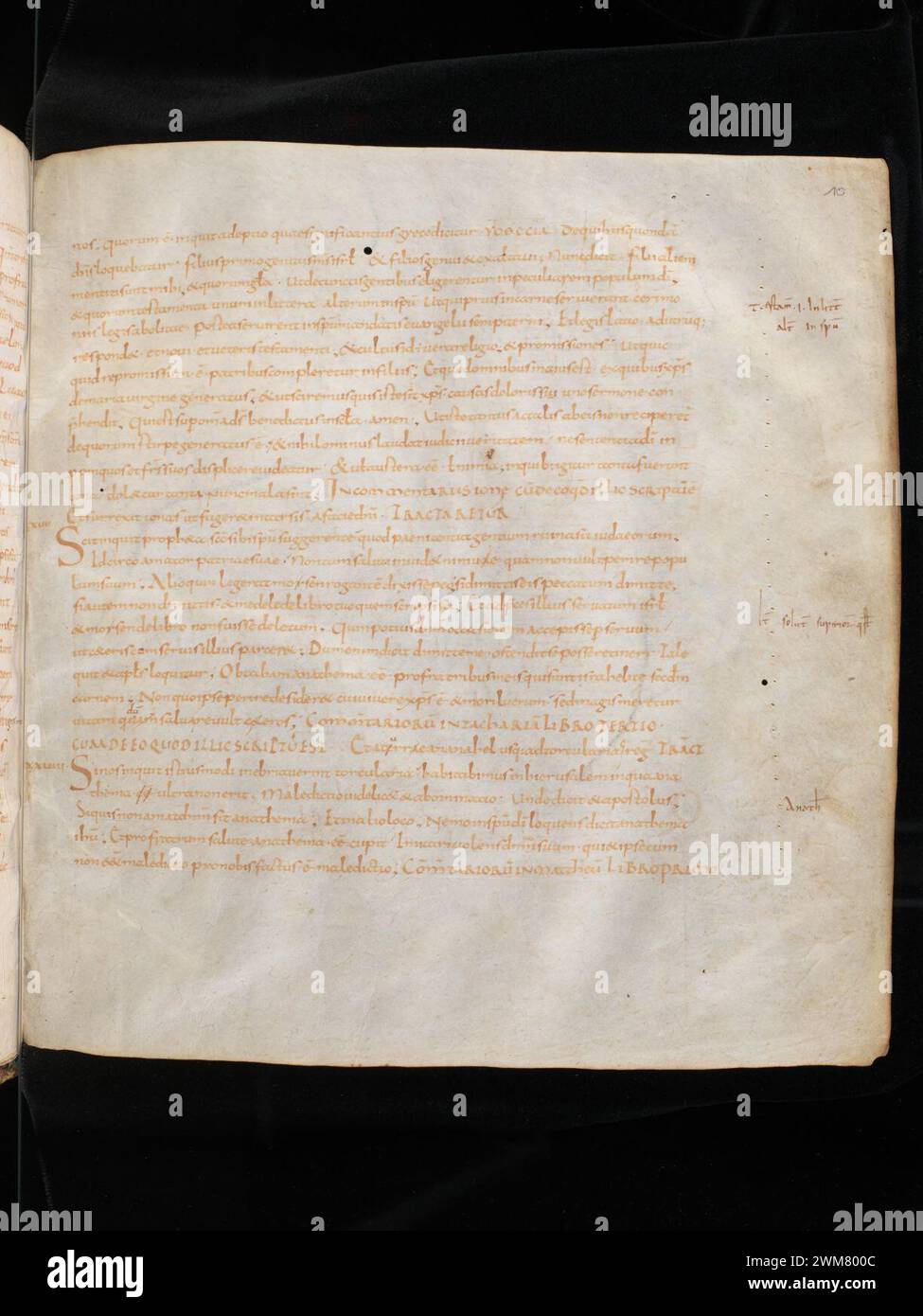 Cod. 344, f. 10r – Florus Lugdunensis Sententiae epistolarum beati ...