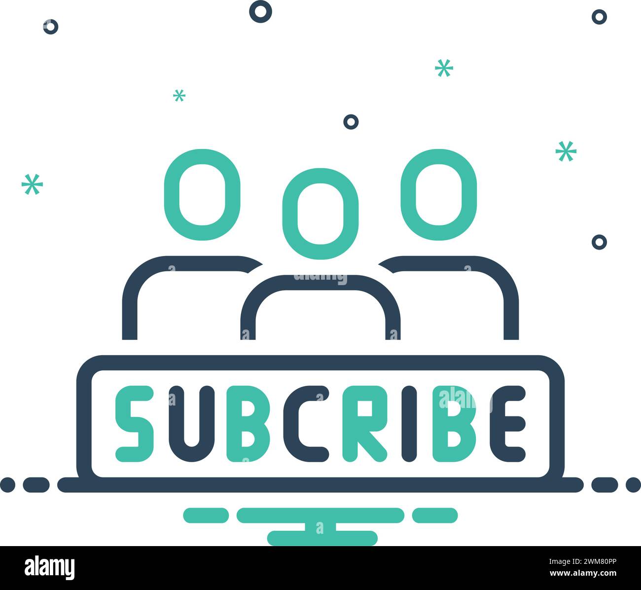 Subscribers vector vectors Stock Vector Images - Alamy