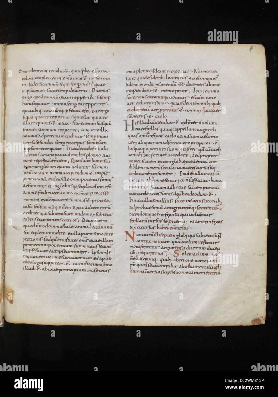 Cod. 347, f. 4r – Composite manuscript Macrobius, Plinius, Nonius ...
