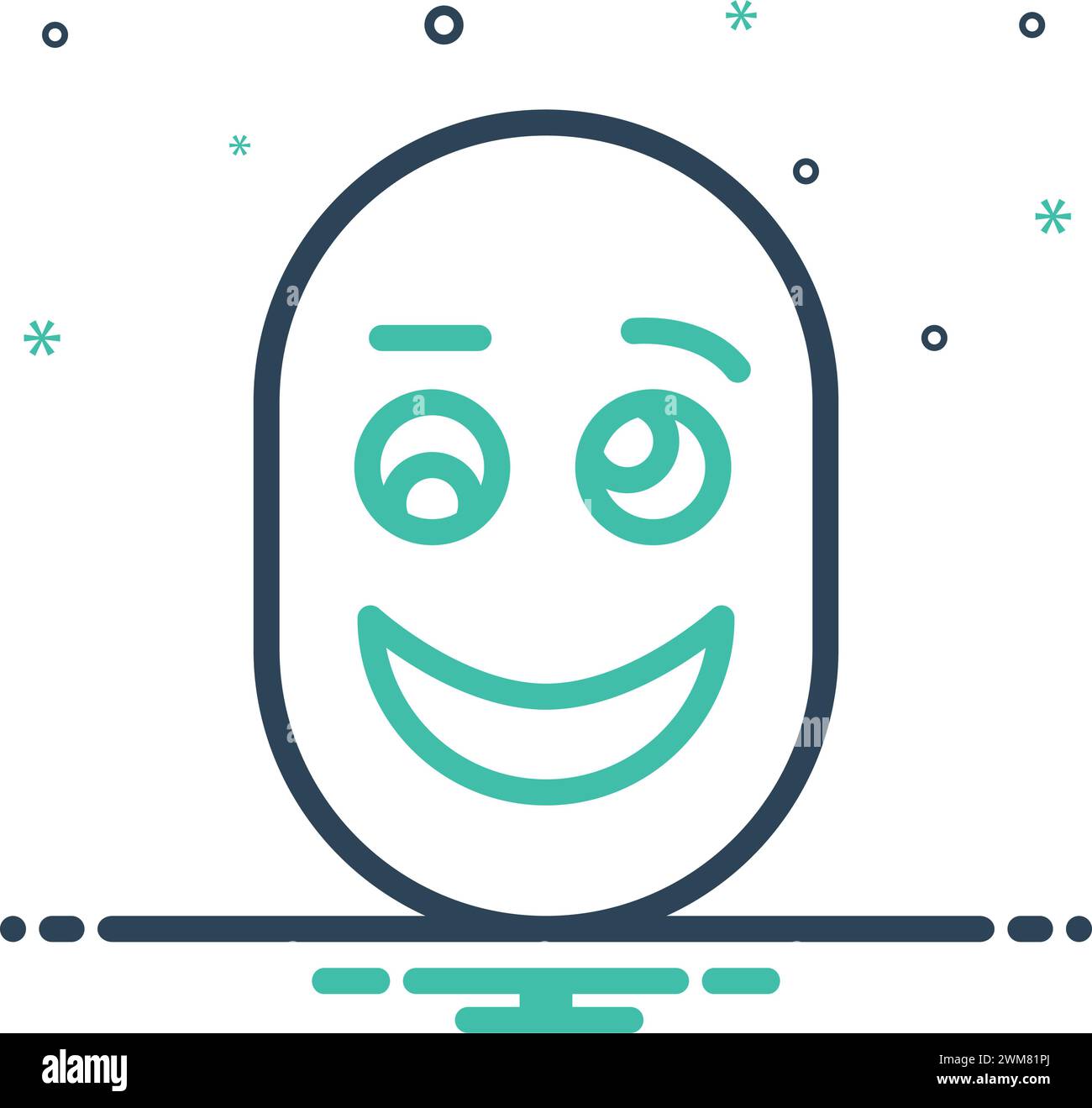 Icon for dumb,stupid Stock Vector Image & Art - Alamy