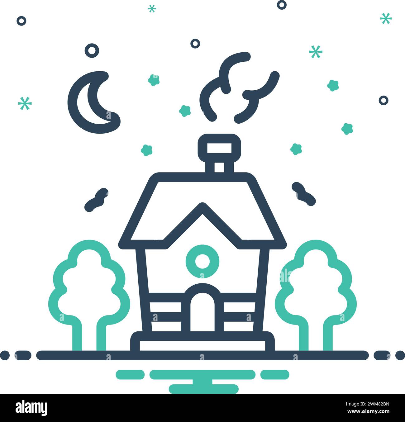 Cottages that are Stock Vector Images - Alamy