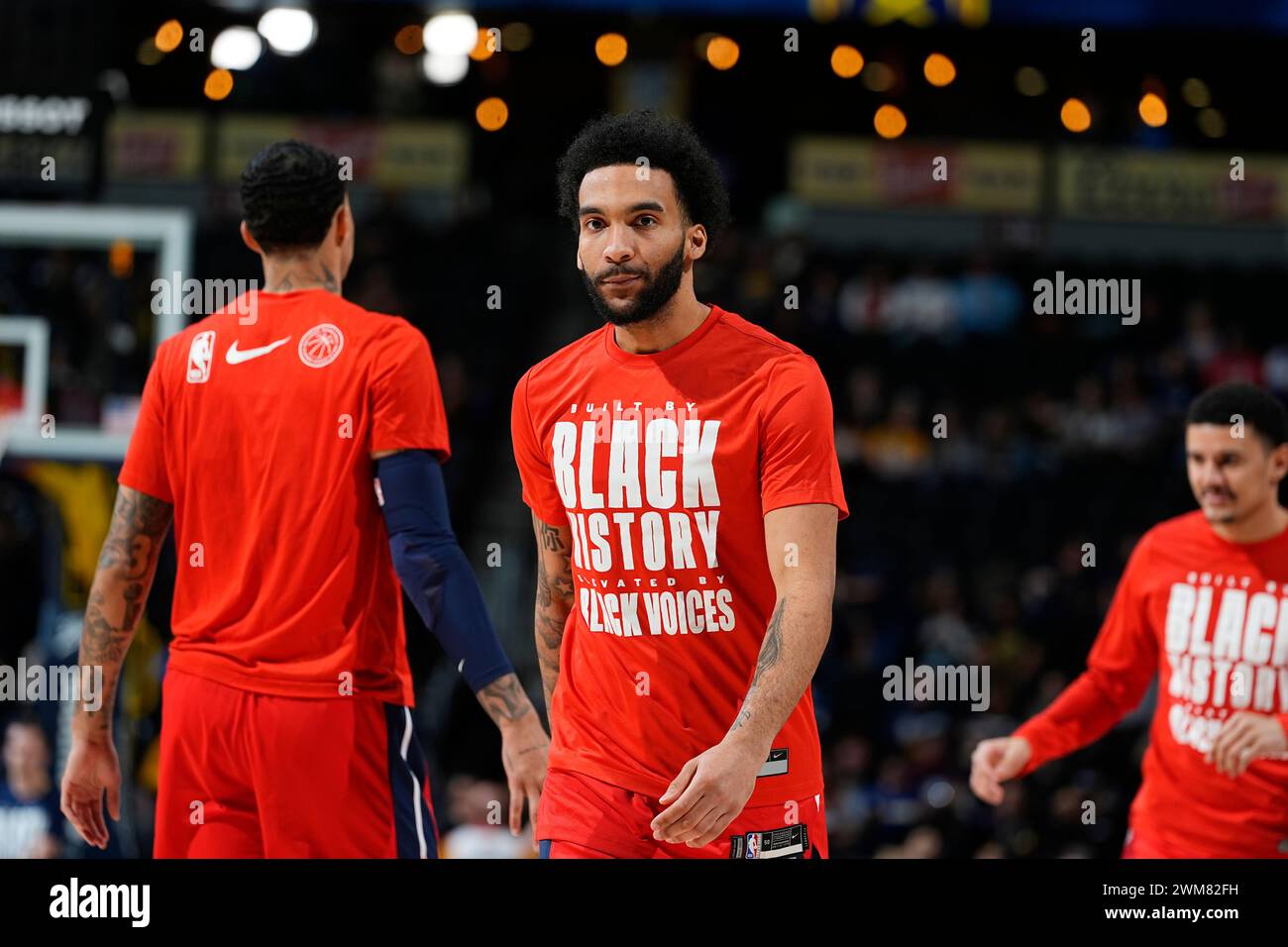 Washington Wizards forward Anthony Gill (16) in the first half of an ...