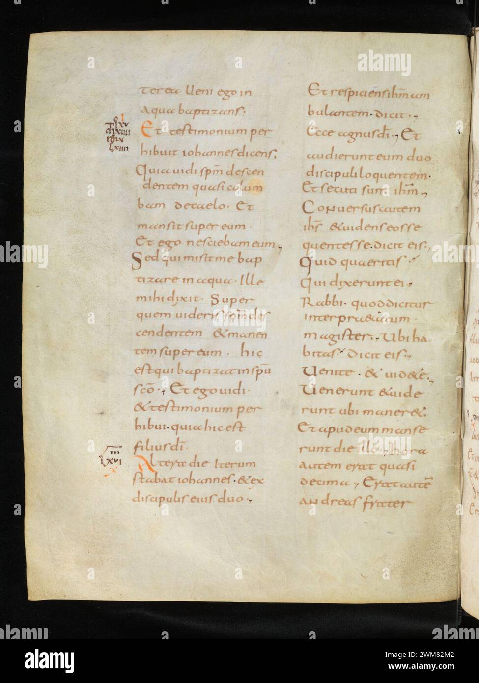 Cod. 348, f. 174v – Biblia Latina (Vulgata Evangelia Stock Photo - Alamy