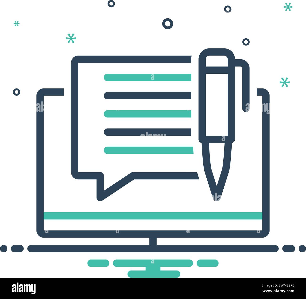 Blogs logo Stock Vector Images - Alamy