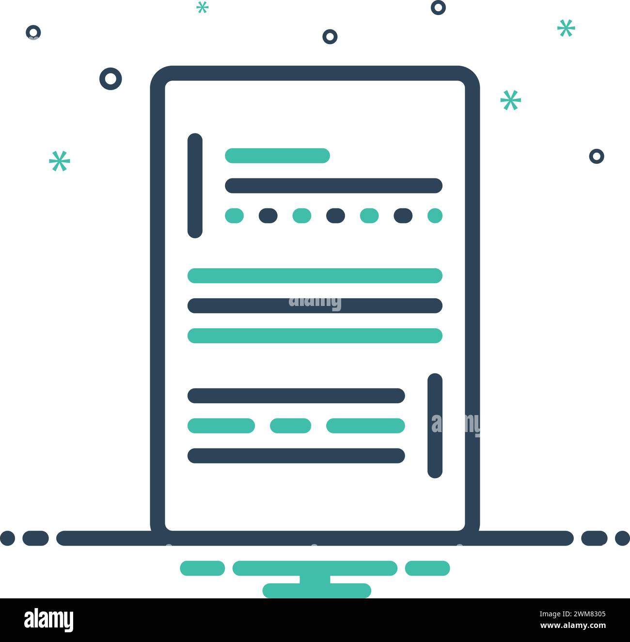 Icon for transcript shots,justify Stock Vector Image & Art - Alamy