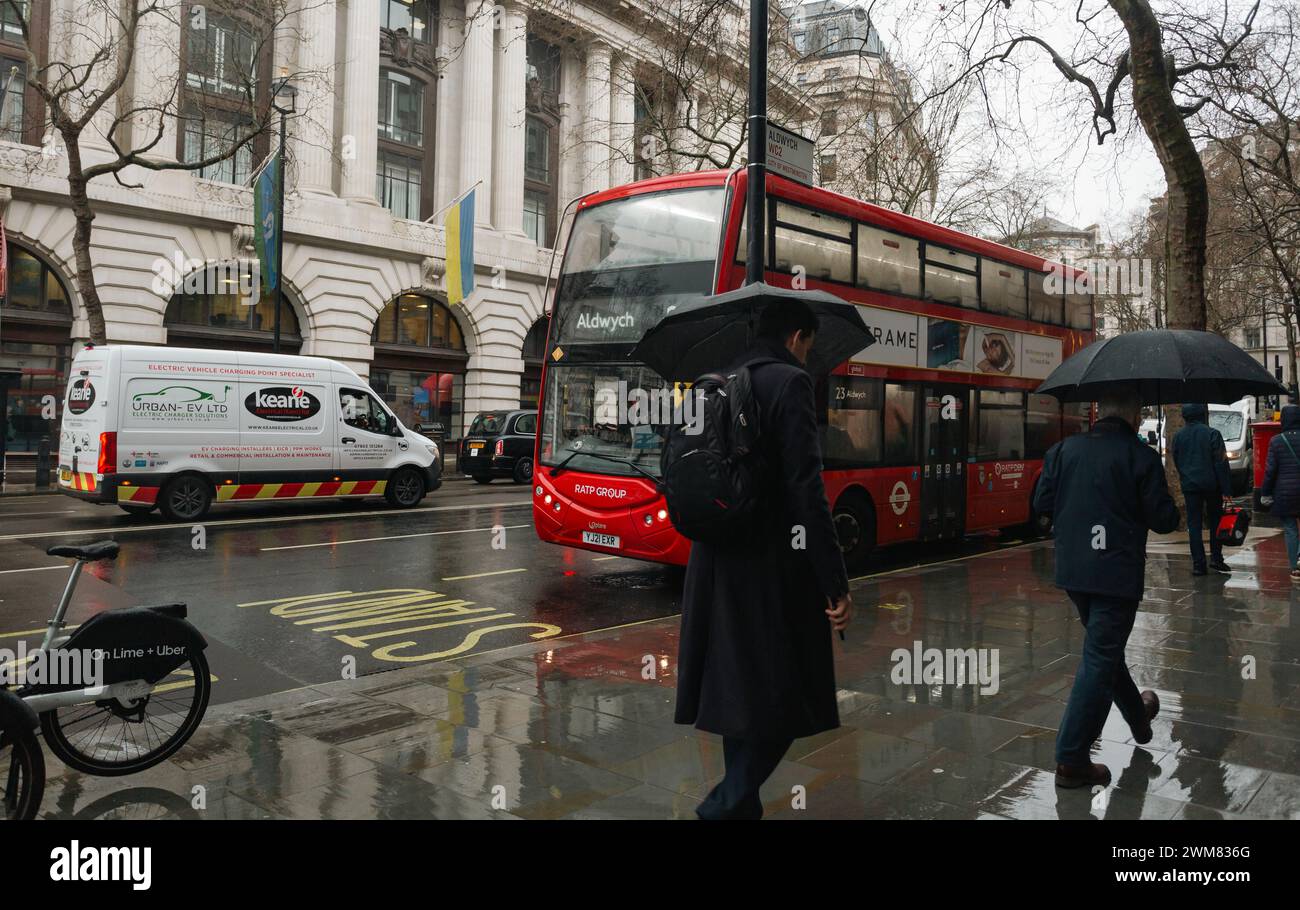Travel Weather and Transport London. Street view of pedestrians walking ...