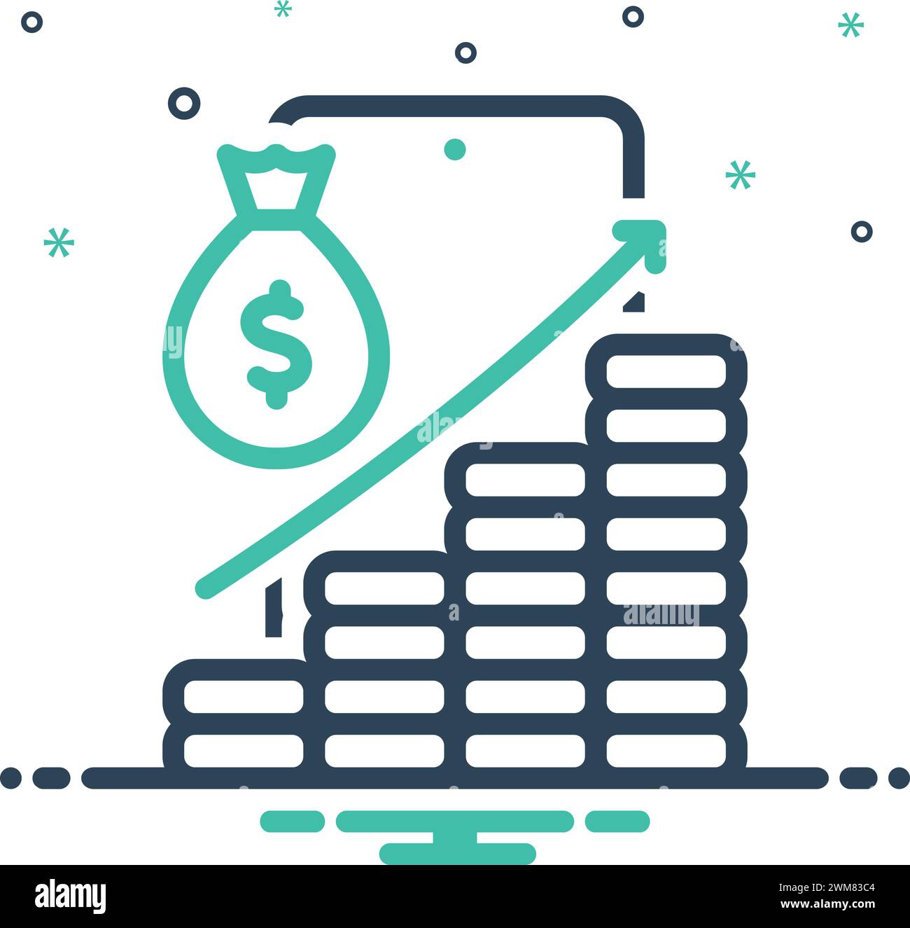 Icon for yield ,banking Stock Vector Image & Art - Alamy