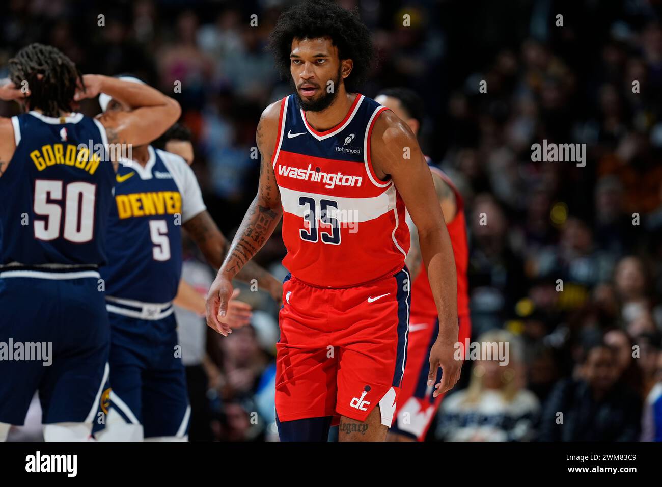 Washington Wizards forward Marvin Bagley III (35) in the first half of ...