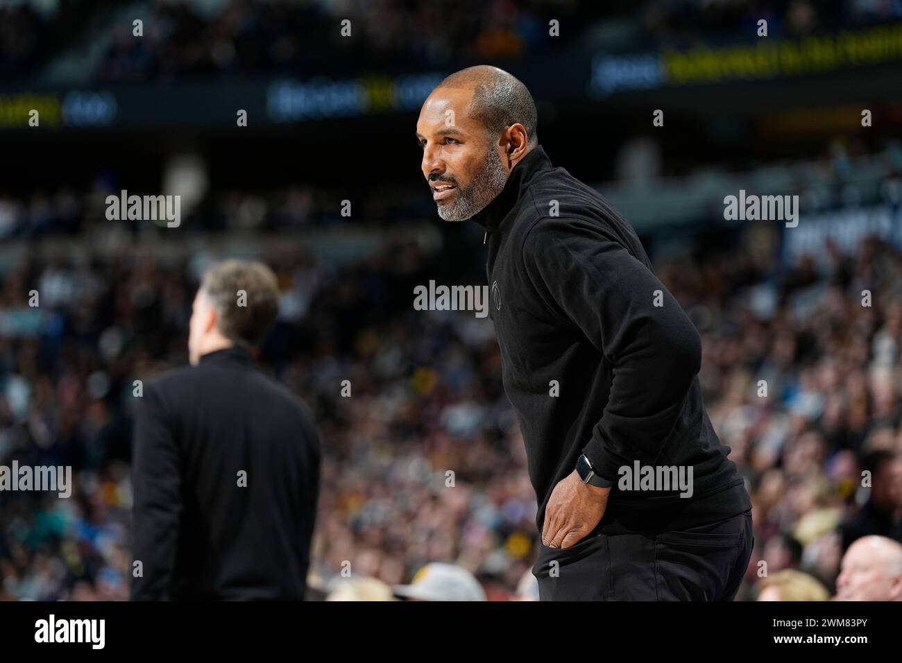 Washington Wizards assistant coach David Vanterpool in the second half ...