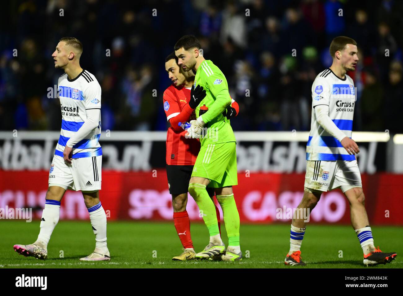 ZWOLLE - PEC Zwolle goalkeeper Jasper Schendelaar disappointment after ...