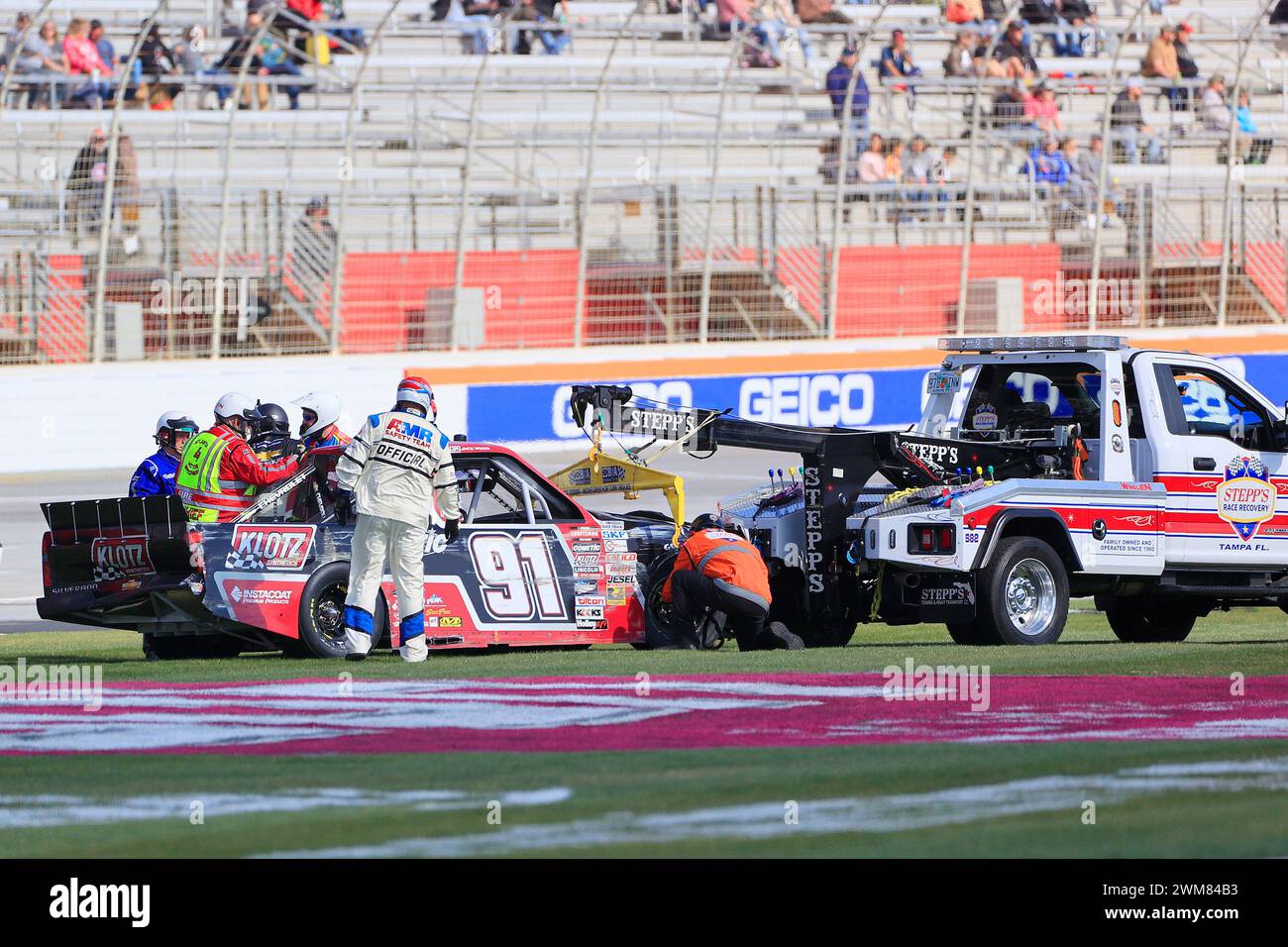 HAMPTON, GA - FEBRUARY 24: The Jack Wood (#91 McAnally Hilgemann Racing ...