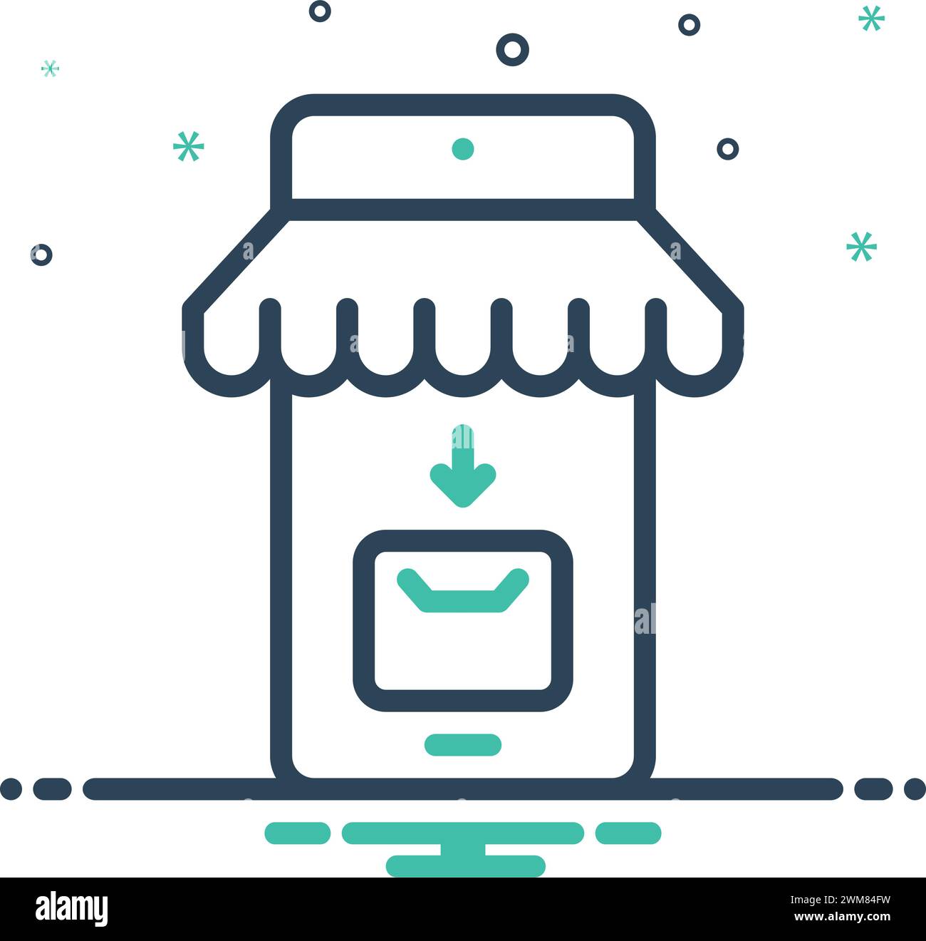 Icon for collect,gather Stock Vector Image & Art - Alamy