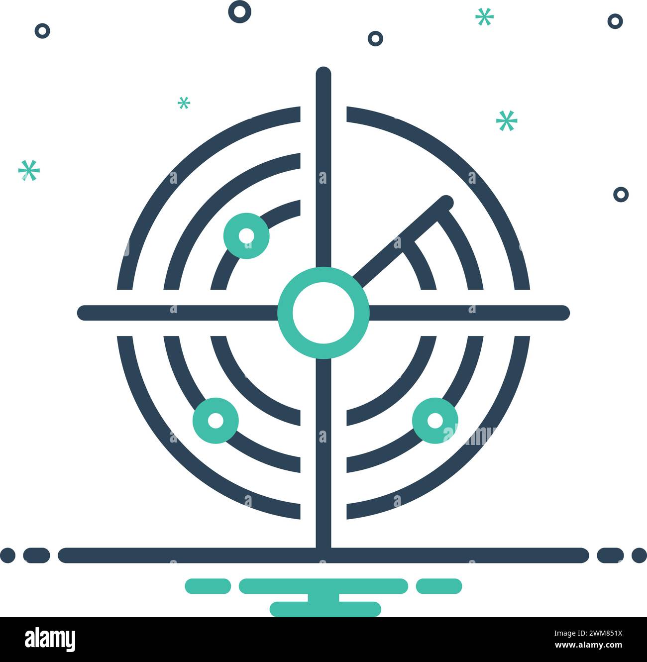 Icon for radar,detection Stock Vector Image & Art - Alamy