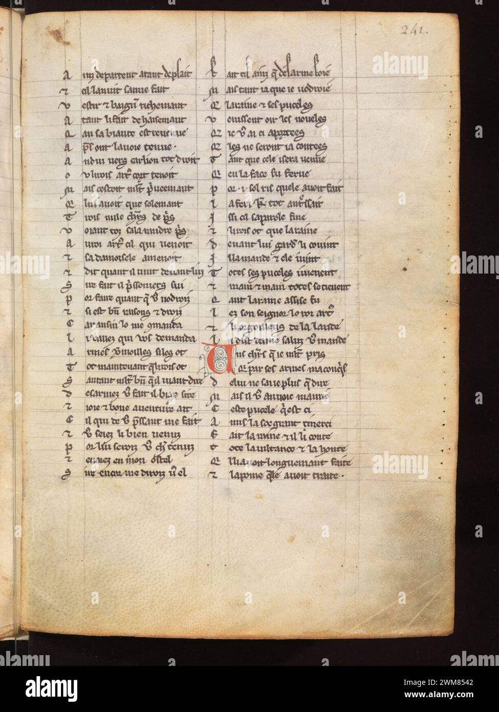 Cod. 354, f. 241r – Composite Manuscript Dits et fabliaux, Sept sages ...
